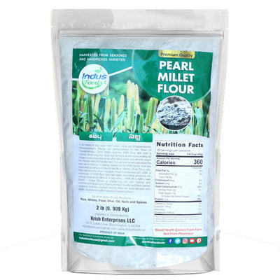 Pearl Millet Flour 2 lbs | INDUSFOODS.US