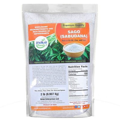 Sago 2 lbs (max 2 per order) | INDUSFOODS.US
