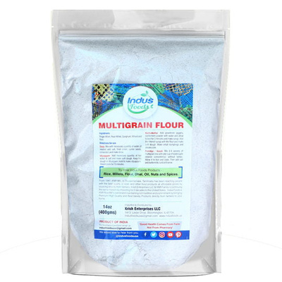 Multigrain Flour - 400 gms | INDUSFOODS.US